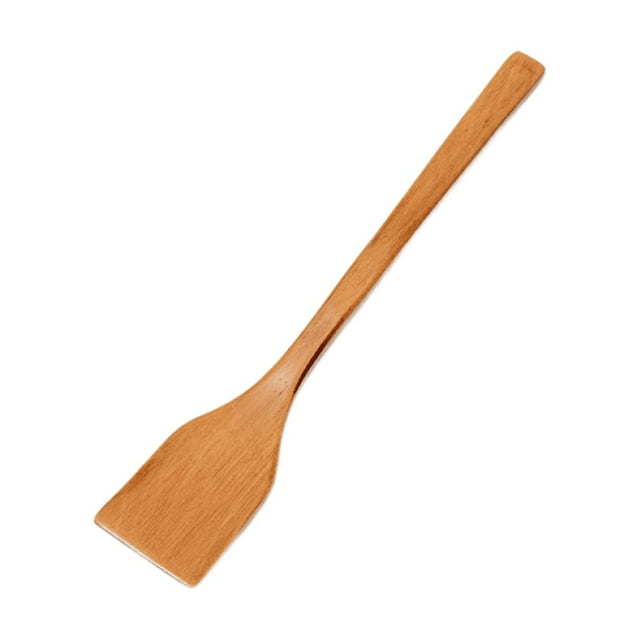 Heavy Duty Large Wooden Spoon , Long Handle Cooking Spoon With a Scoop ...