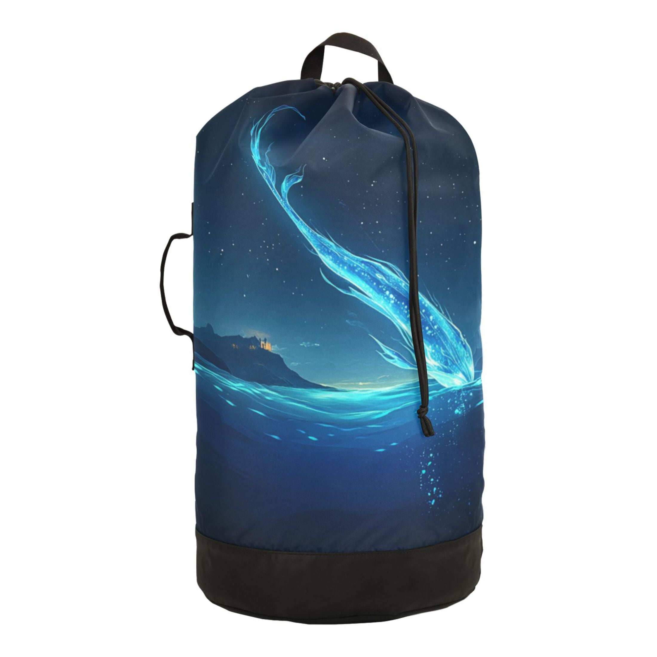 Heavy-Duty Laundry Backpack Backpack Laundry Bag with Drawstring ...