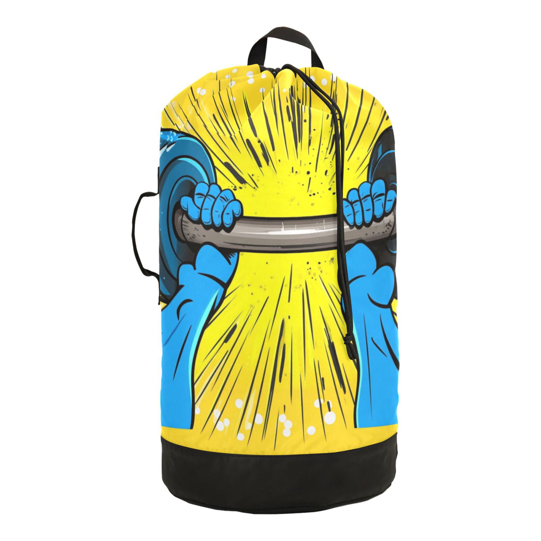 Heavy-Duty Laundry Backpack Backpack Laundry Bag with Drawstring ...