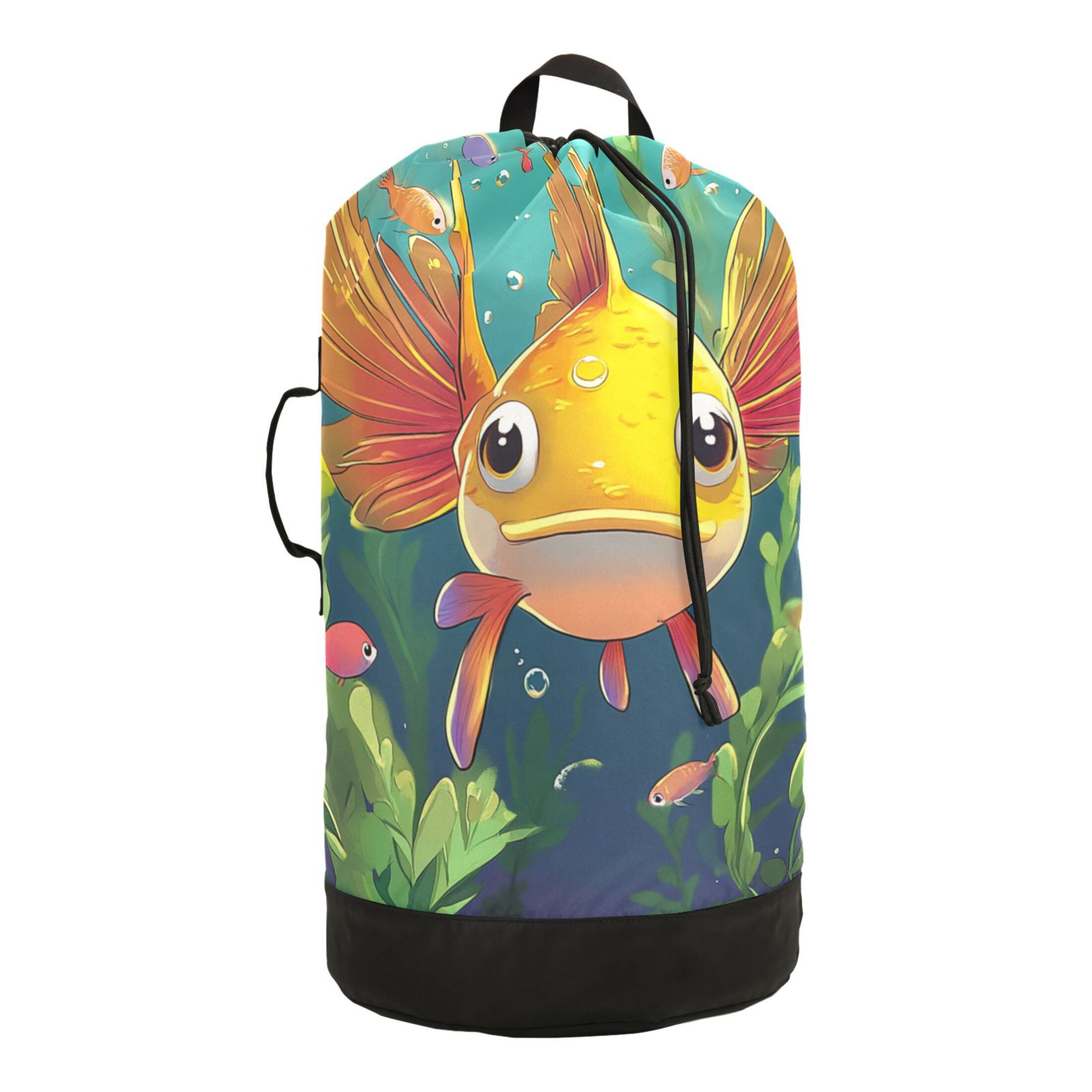 Heavy-Duty Laundry Backpack Backpack Laundry Bag with Drawstring ...