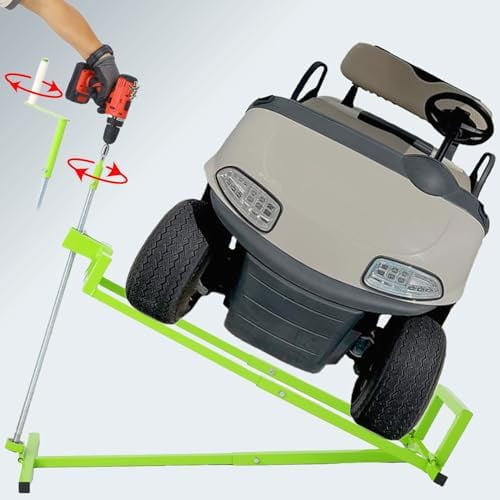 Heavy-Duty Lawn Mower Lift - 800 Lbs Capacity, Universal Fit, Easy Lift ...
