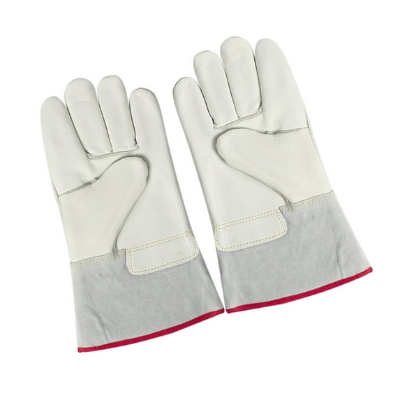 Heavy Duty Leather Liquid Resistant Gloves Insulated Leather Work Glove ...