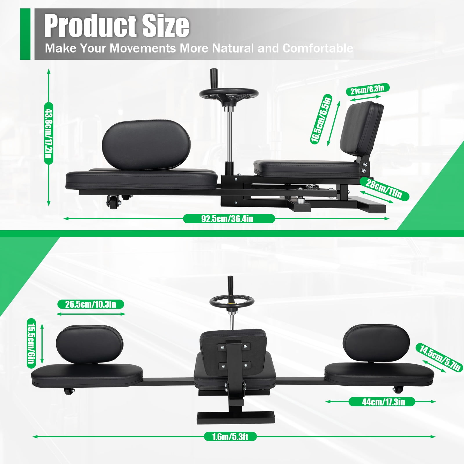 Heavy Duty Leg Stretcher Machine for Gym Training and Splits ...
