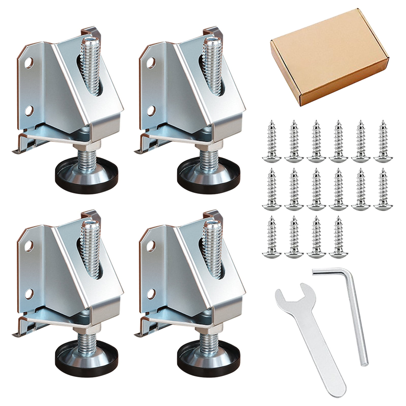Adjustable Leveling Feet (4 Pack), 2" Height Adjustment Leveling Feet ...