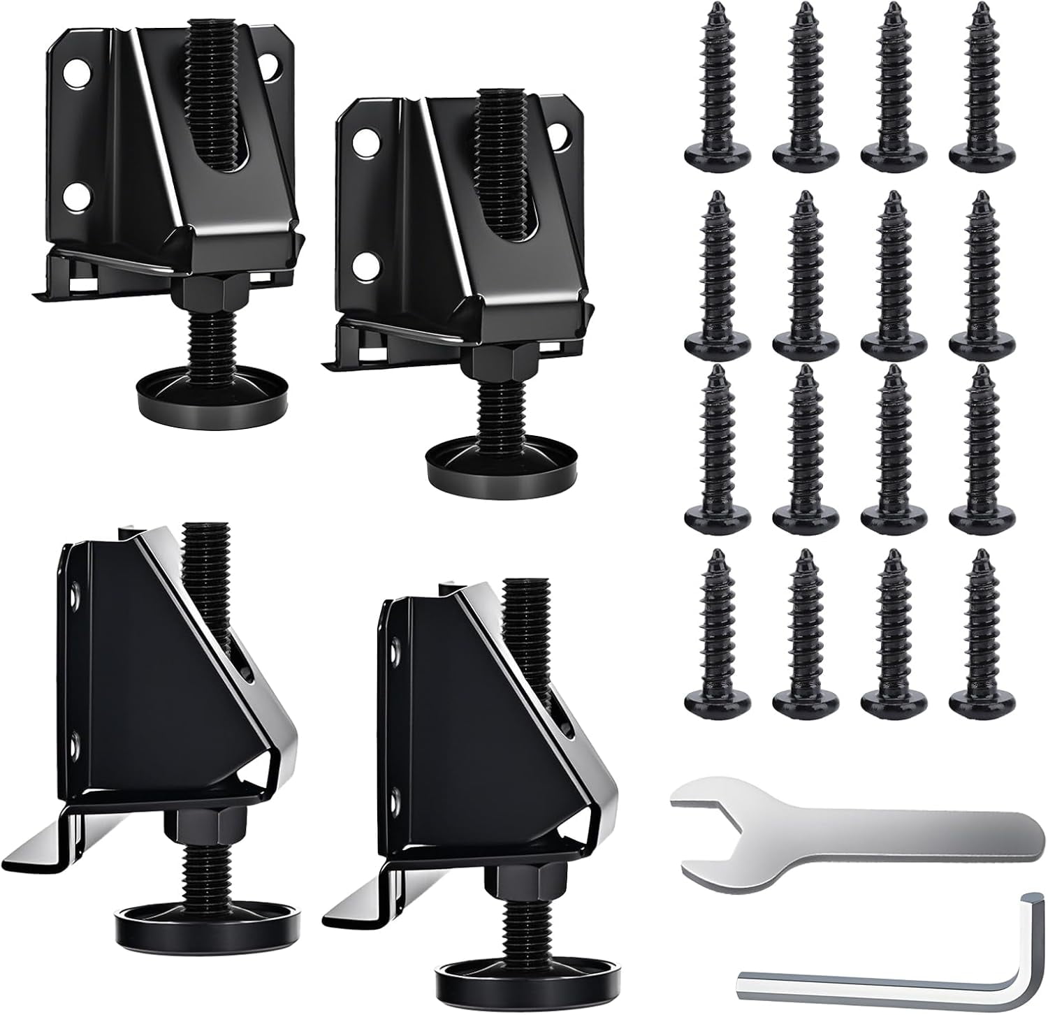 Heavy Duty Leveling Feet, 4 Pack Adjustable Furniture Levelers with ...
