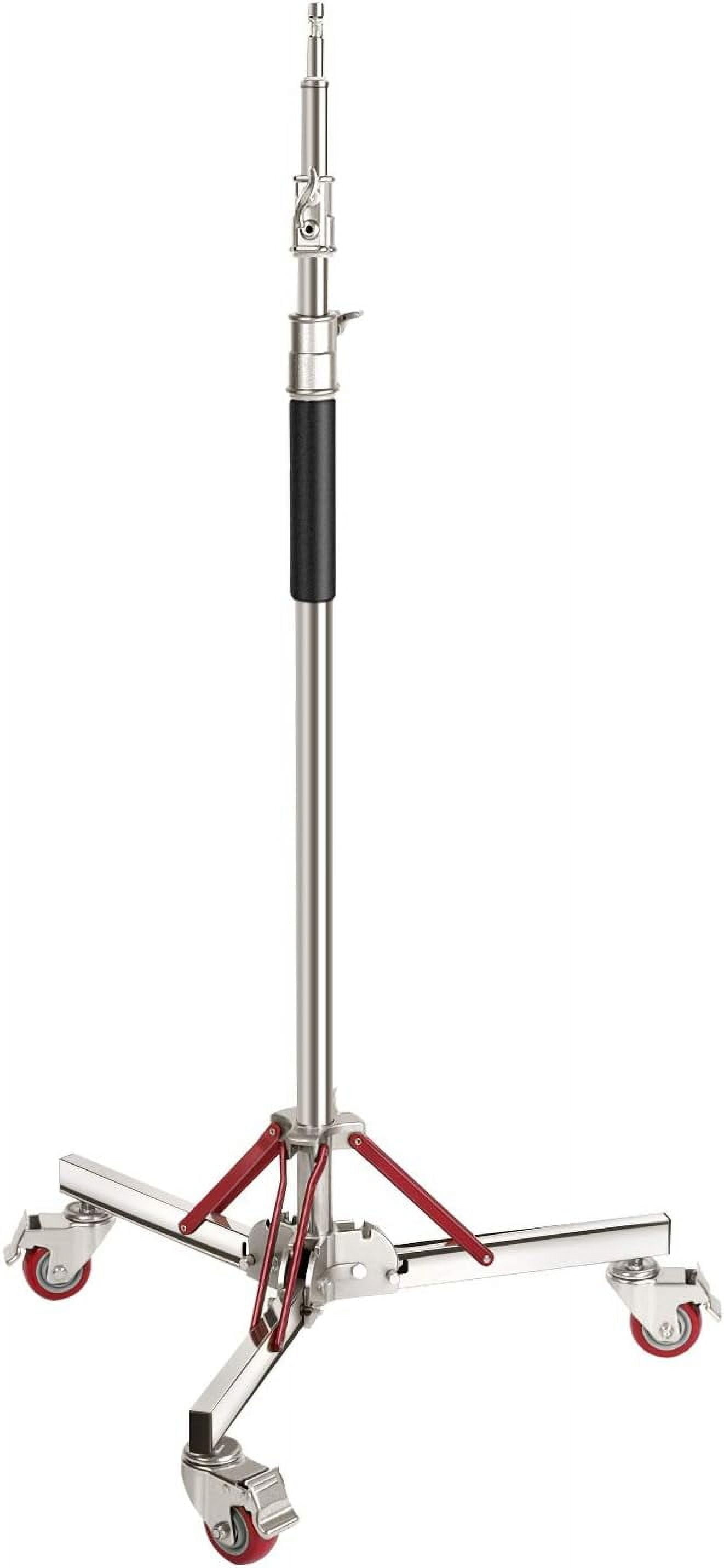 Heavy Duty Light Stand with Casters, Adjustable Tripod Stand with 100% ...