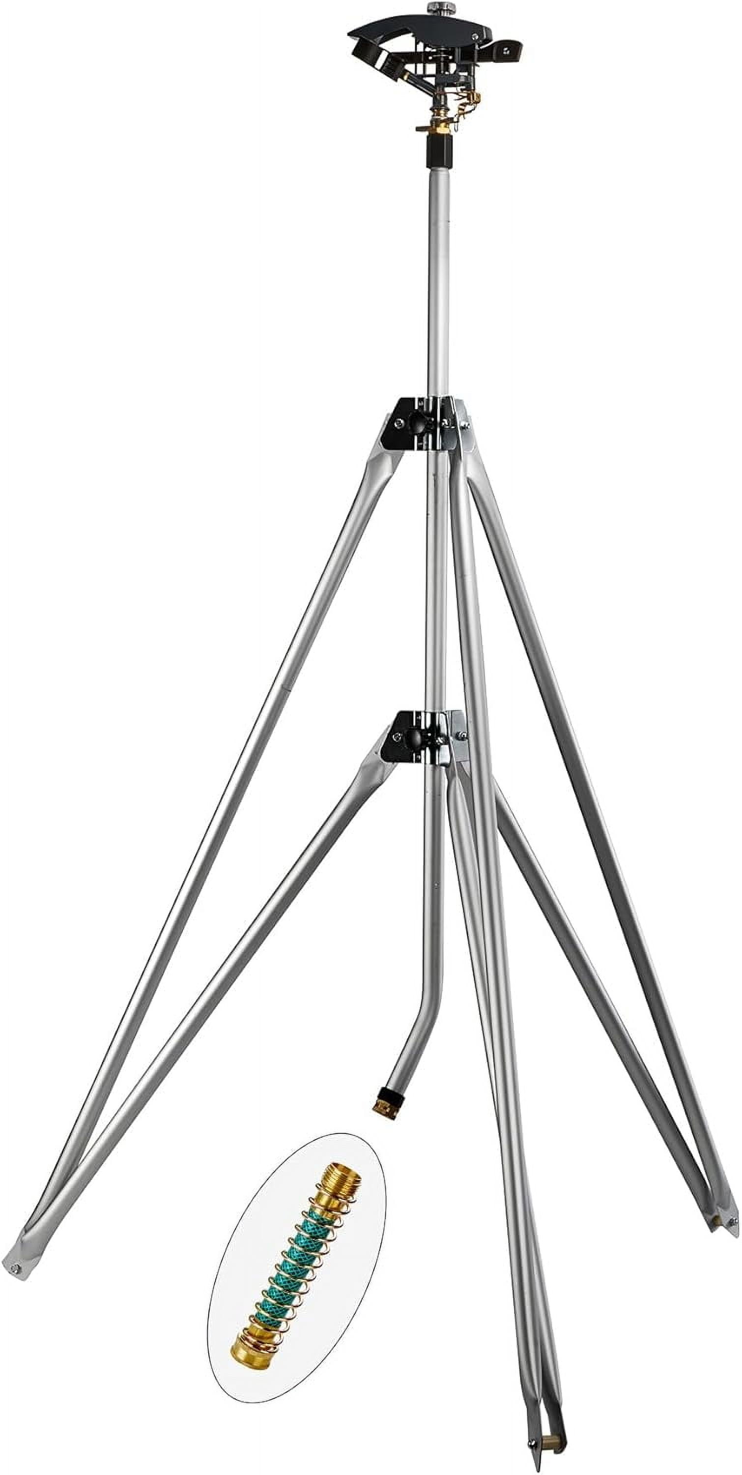 Heavy Duty Long Range Water Sprinkler 300003 On Tripod Stand with 125 ...