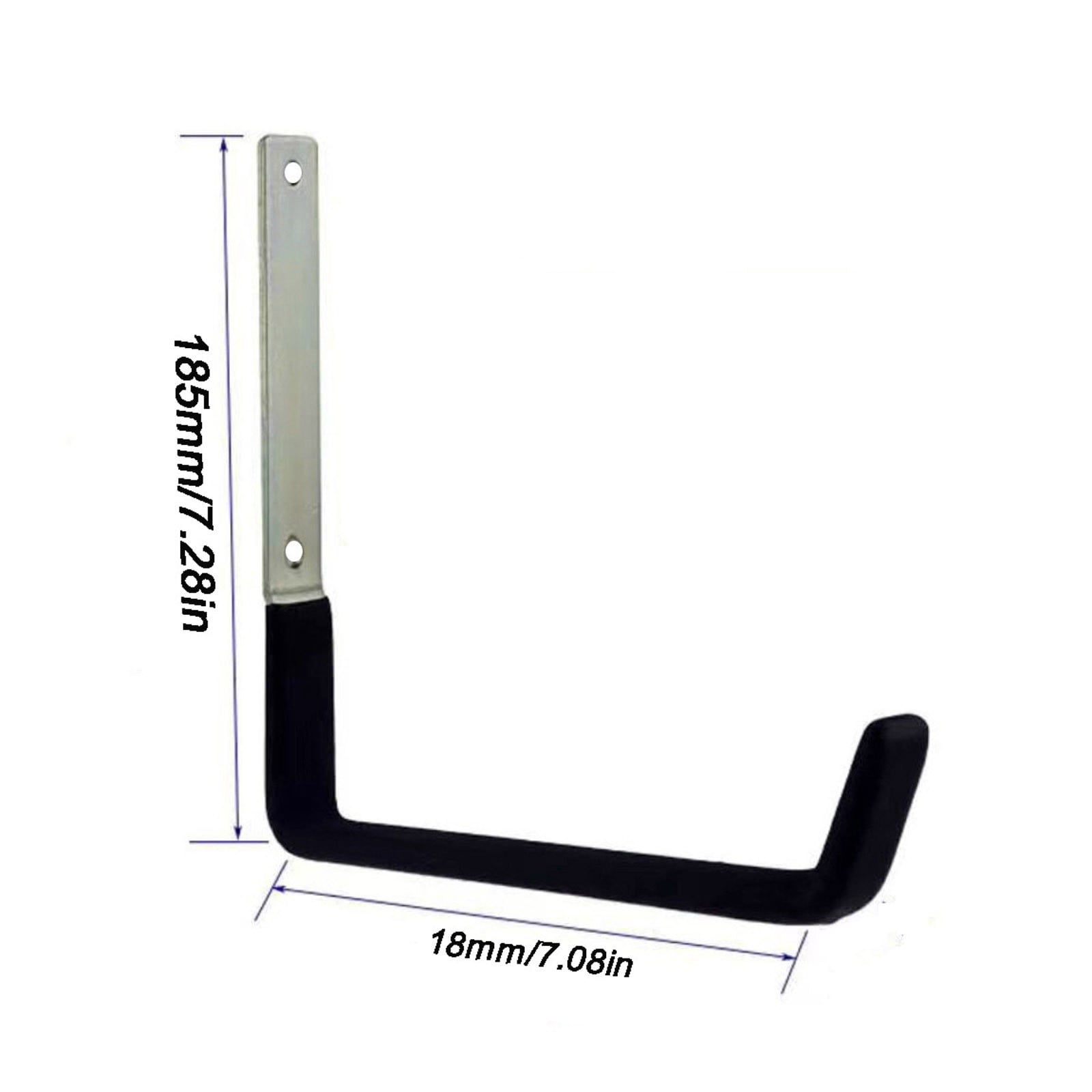 Heavy-Duty Long Storage Hook Rack for Garage or Garden, Tool Storage ...