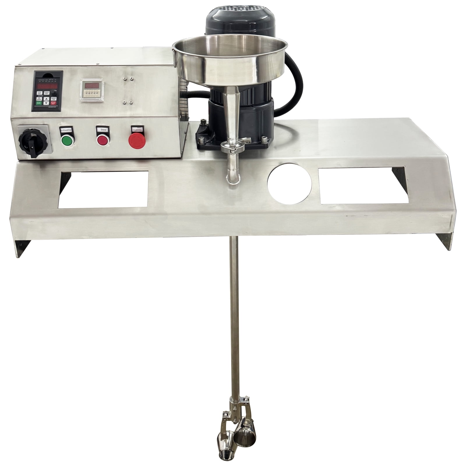 Heavy Duty Low Profile IBC Tote Mixer Agitator Electric Stirring Mixer ...