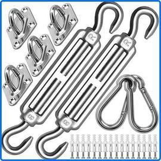 Heavy Duty M8 Shade Sail Fixing Kit, 304 Stainless Steel Awning Fixing ...