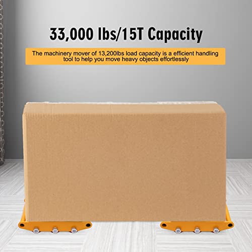 Heavy Duty Machine Dolly Skate Machinery Roller Mover 15t 33000lbs ...