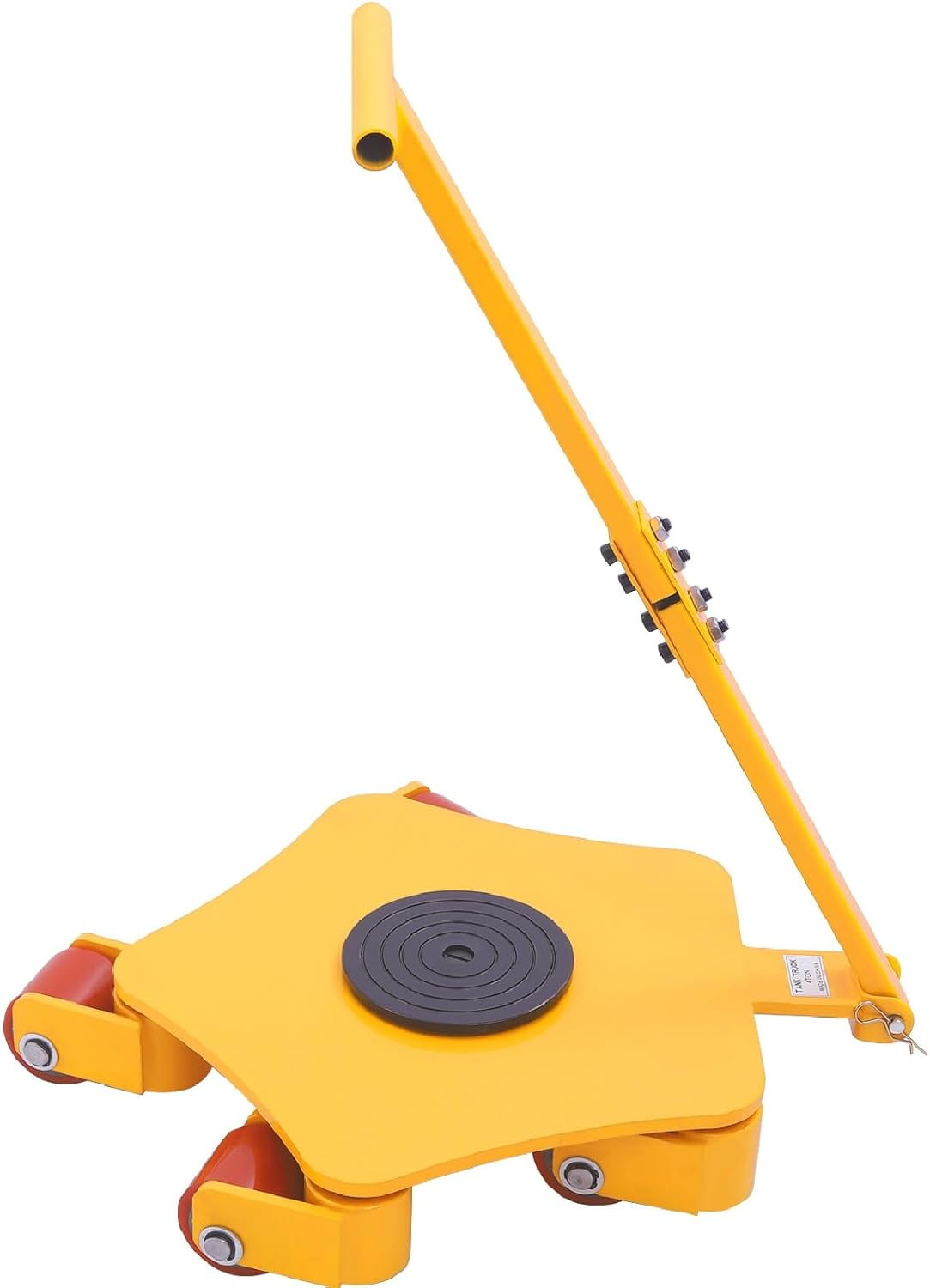 Heavy-Duty Machinery Skate Dolly - Ton Capacity Mover with Handle & 360 ...