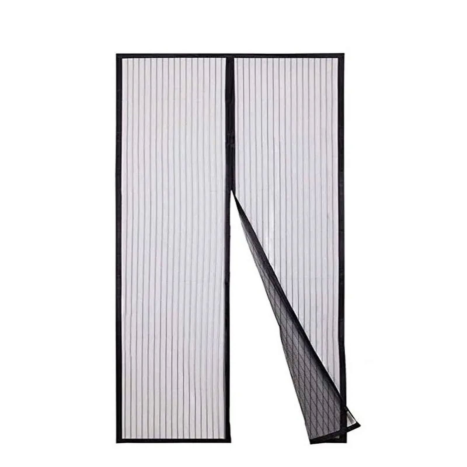 Heavy Duty Magnetic Screen Door Mesh Curtain Mosquito Net Bug Hands ...