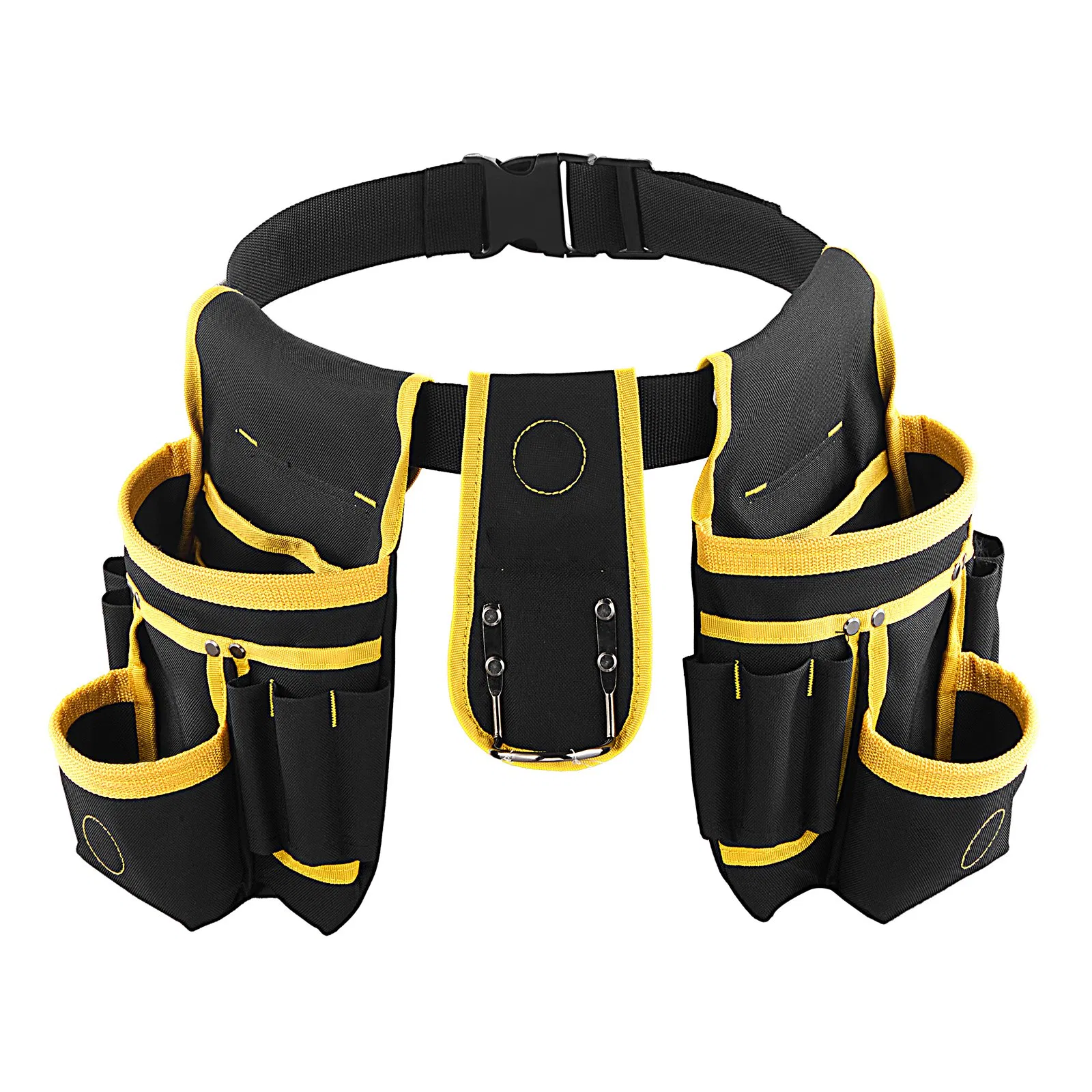 Heavy Duty Magnetic Tool Belt with 28 Pockets-Adjustable Utility Belt ...