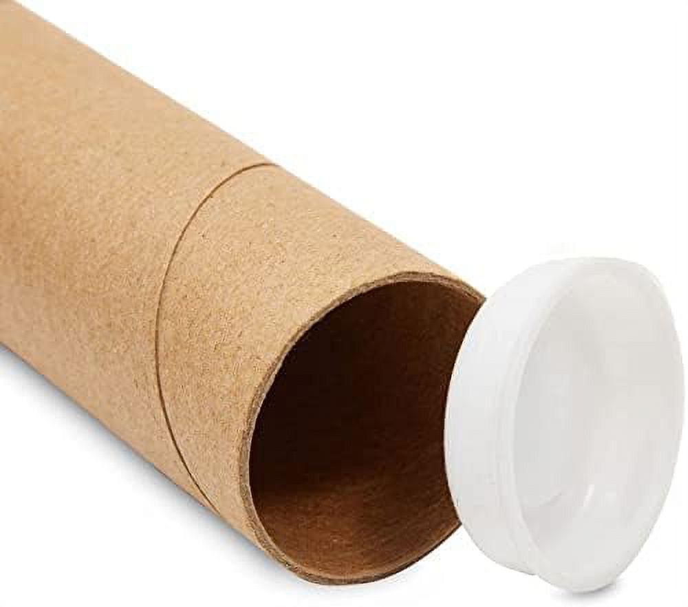 Heavy Duty Mailing Tubes With End Caps Art Shipping Tubes For