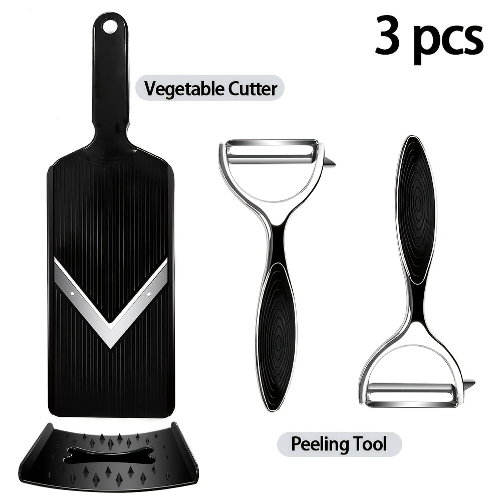 Heavy-Duty Manual Cabbage Cutter & Vegetable Slicer - Metal Blade for ...