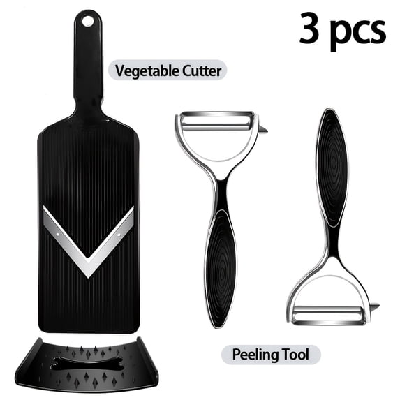 Heavy-Duty Manual Cabbage Cutter & Vegetable Slicer - Metal Blade for ...