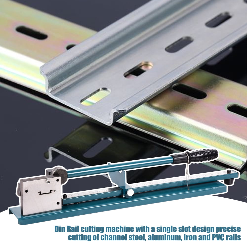 Heavy-Duty Manual Din Rail Cutter with 20in Ruler & Sliding Baffle ...