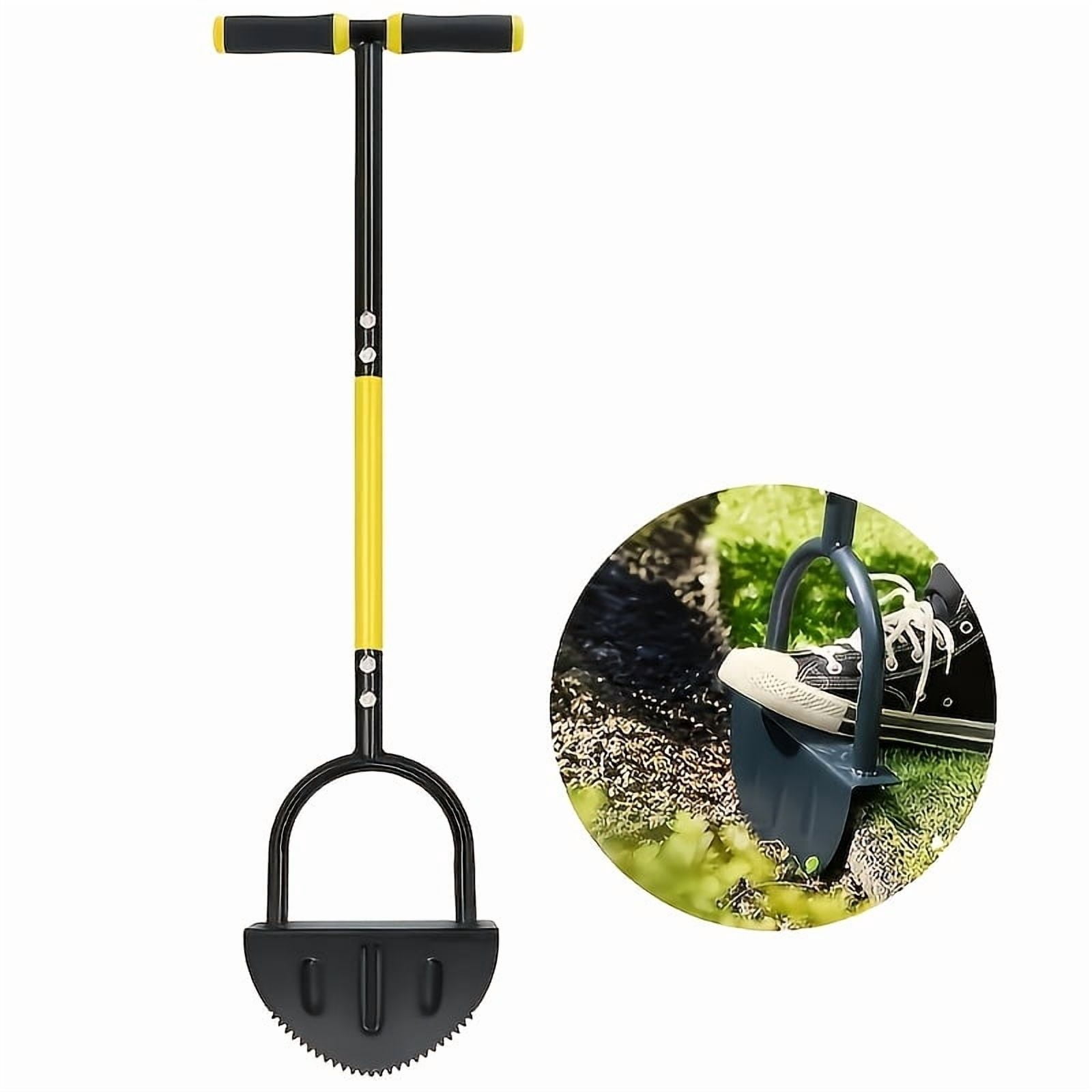Heavy-Duty Manual Lawn Edger - Ergonomic Handle & Wide Foot Pedal ...