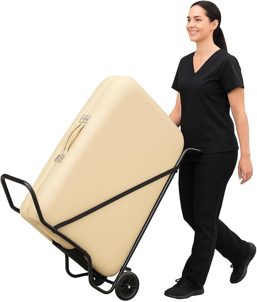 Heavy-Duty Massage Table Cart with Wheels – Universal Folding Table ...