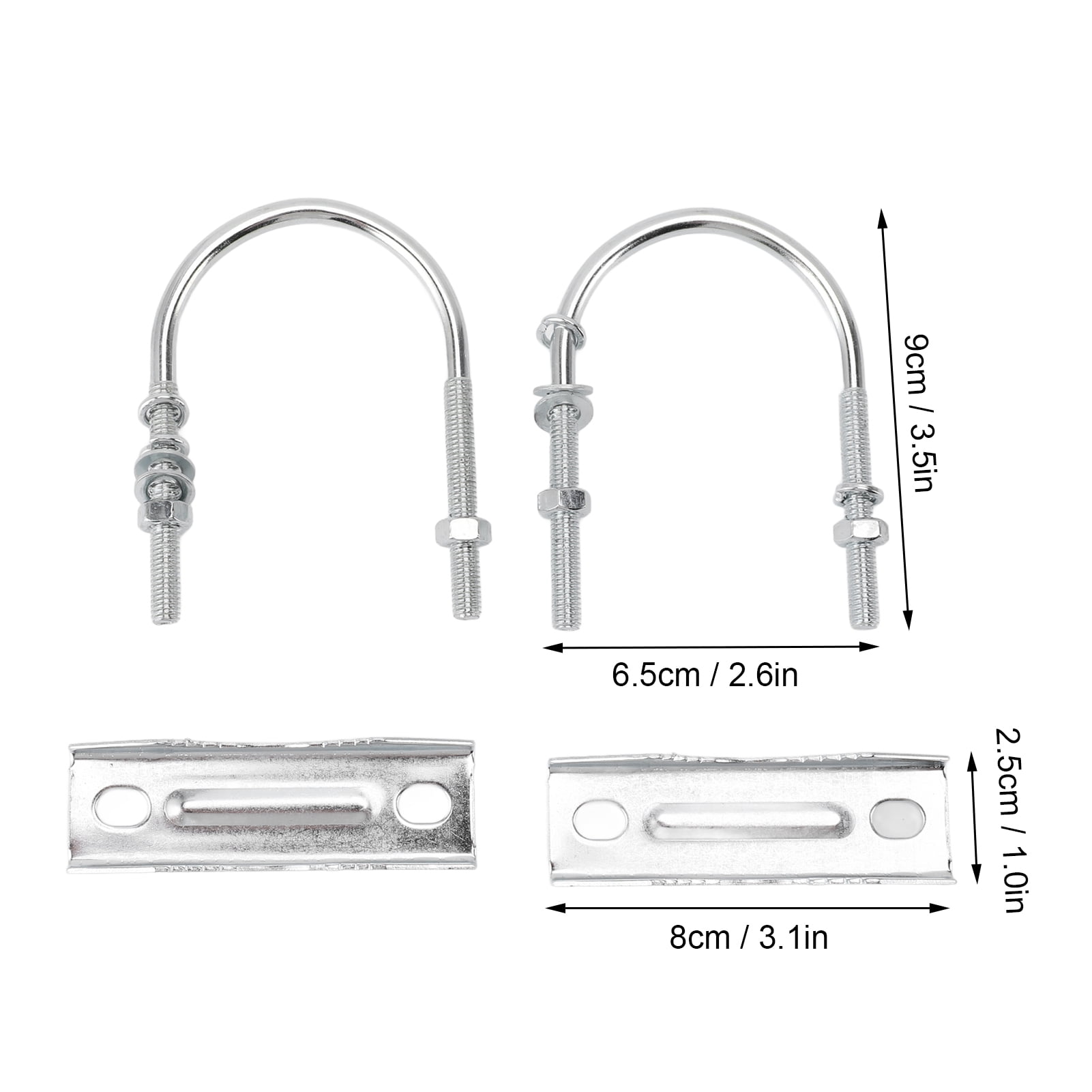 Heavy Duty Mast Clamp With U,Bolts, Secure Pole Mounting For Antennas ...