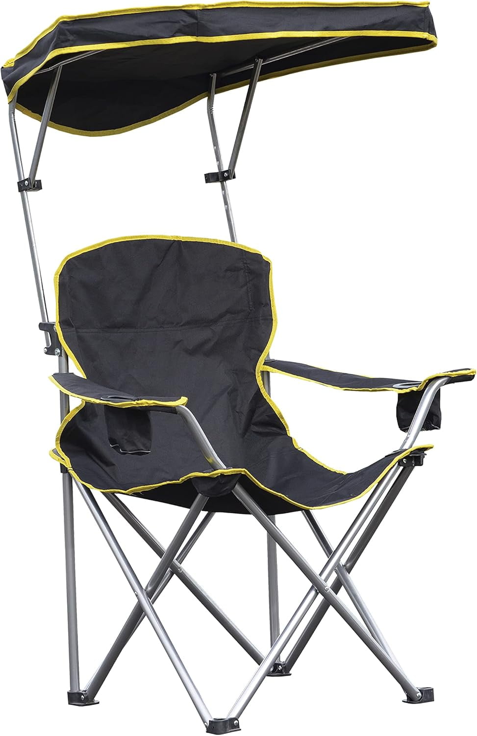 Heavy Duty Max Shade Extra Wide Folding Camp Chair with Tilt UV Sun ...