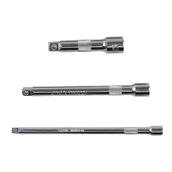 Heavy Duty Mechanics Tools Extension Bar Set 3 Lengths for Automotive ...