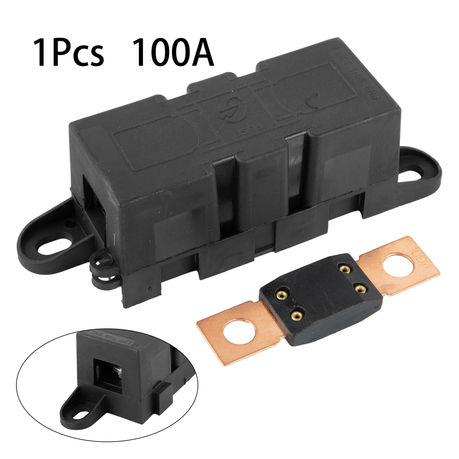 Heavy Duty Mega Fuse Holder 12 / 24V 60 To 500 Amp High Quality Car ...