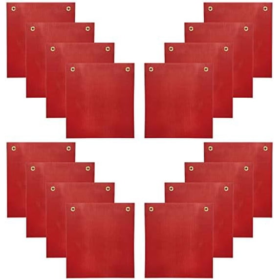 Heavy Duty Mesh Oversize Load Safety Flags (16 Pack) Warning Signs for ...