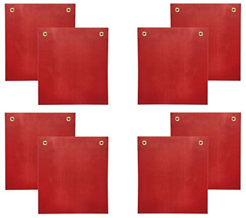 Heavy Duty Mesh Oversize Load Safety Flags (8 Pack) Warning Signs for ...