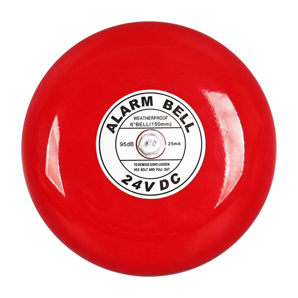 6 Inch 95dB High Decibel Alarm Siren Waterproof Electric Security Bells ...