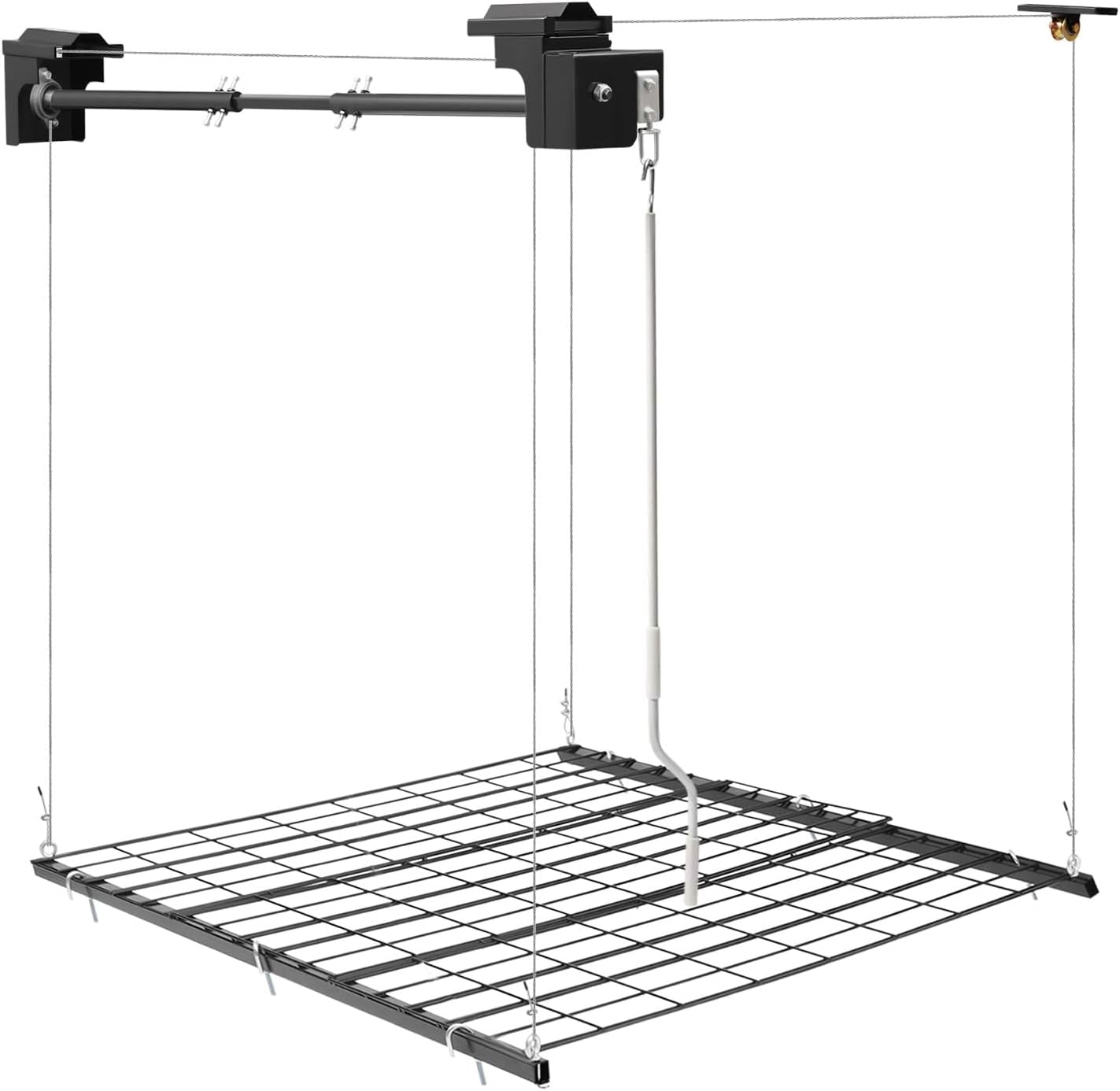 Heavy-Duty Metal Garage Ceiling Rack, 4x4Ft Overhead Garage Lifting ...