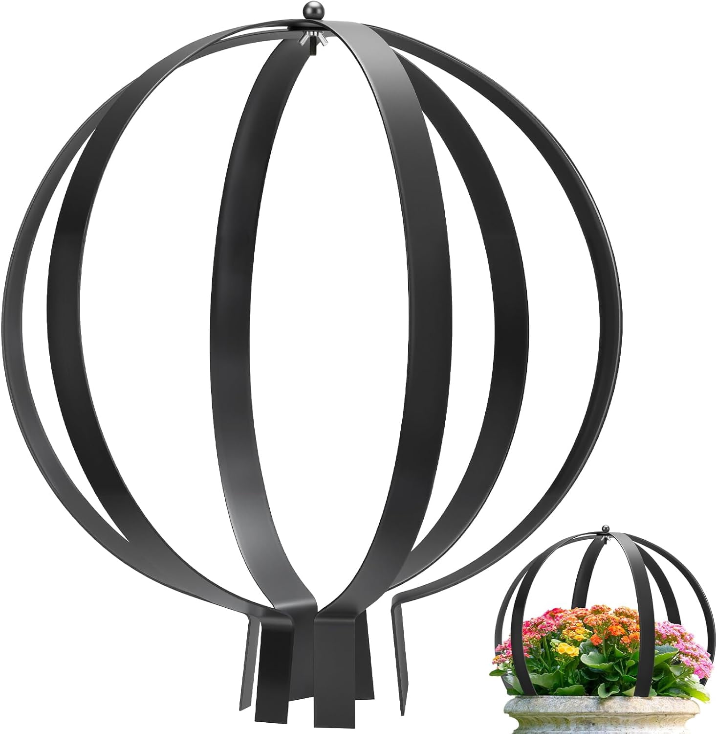 Heavy Duty Metal Garden Obelisk Trellis for Climbing Plants, Sturdy 27 ...