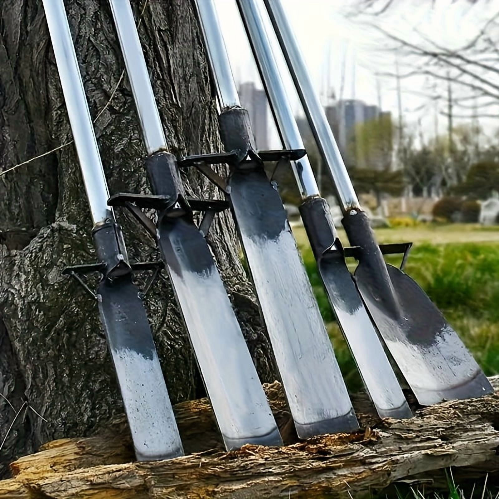 Heavy-Duty Metal Garden Shovel - Professional Quenching Steel Digging ...