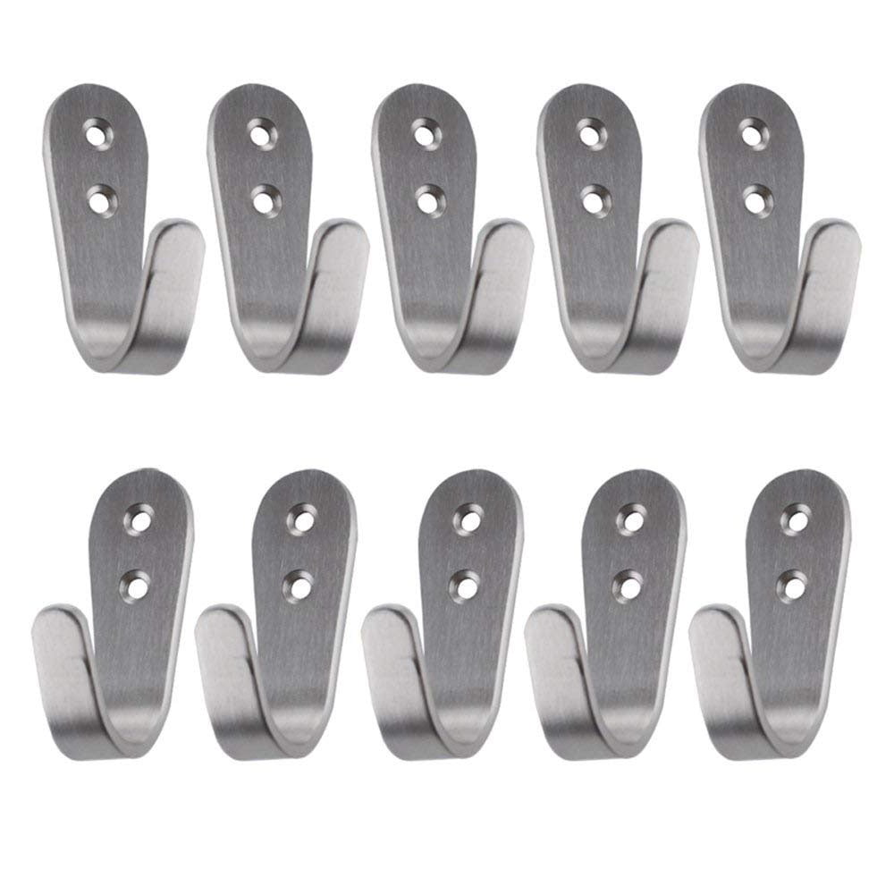 Heavy Duty Metal Hooks for Indoor Outdoor, Wall Mounted Hanger Hooks ...