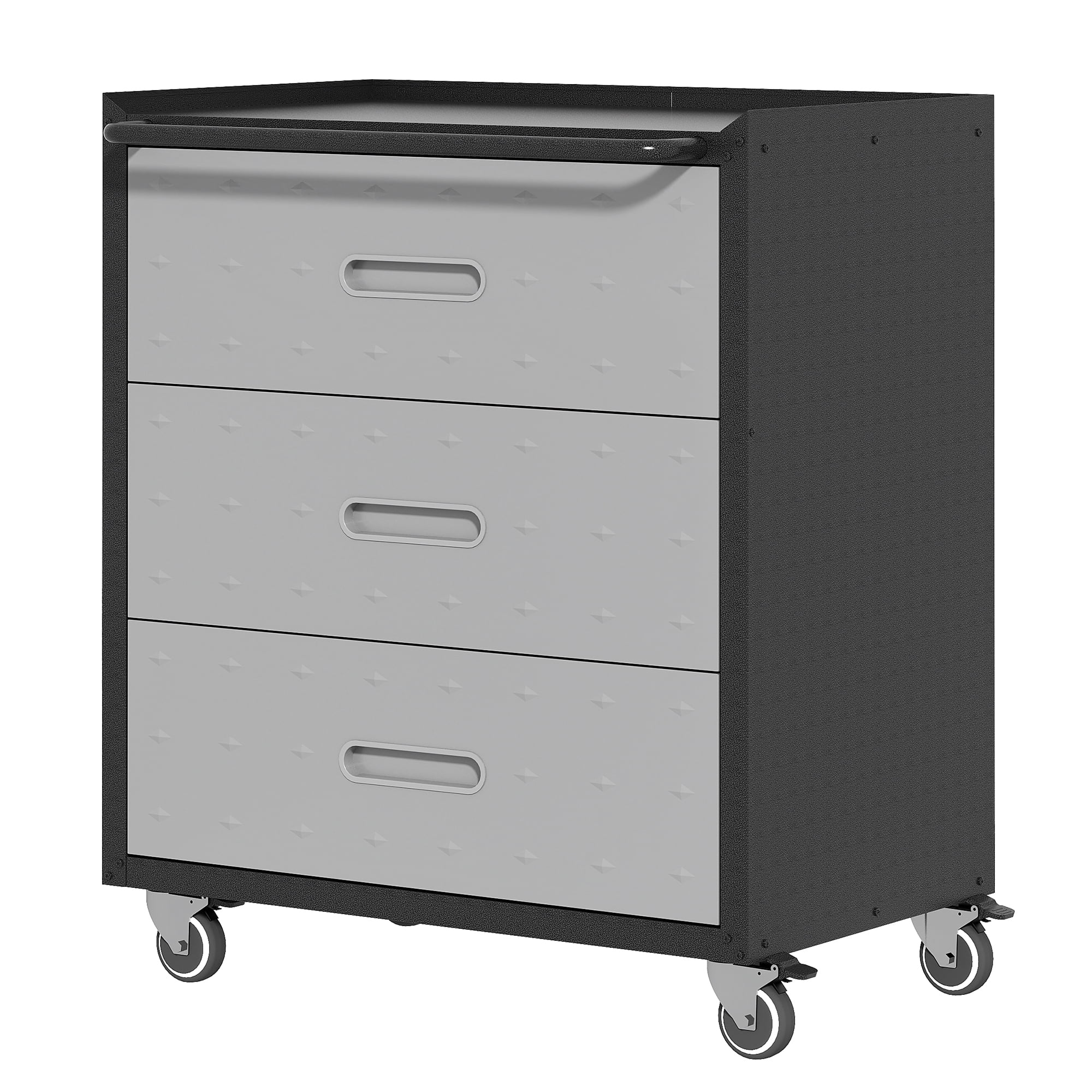 Heavy-Duty Metal Storage Cabinet with Wheels - 3 Drawer Tool Cabinet ...