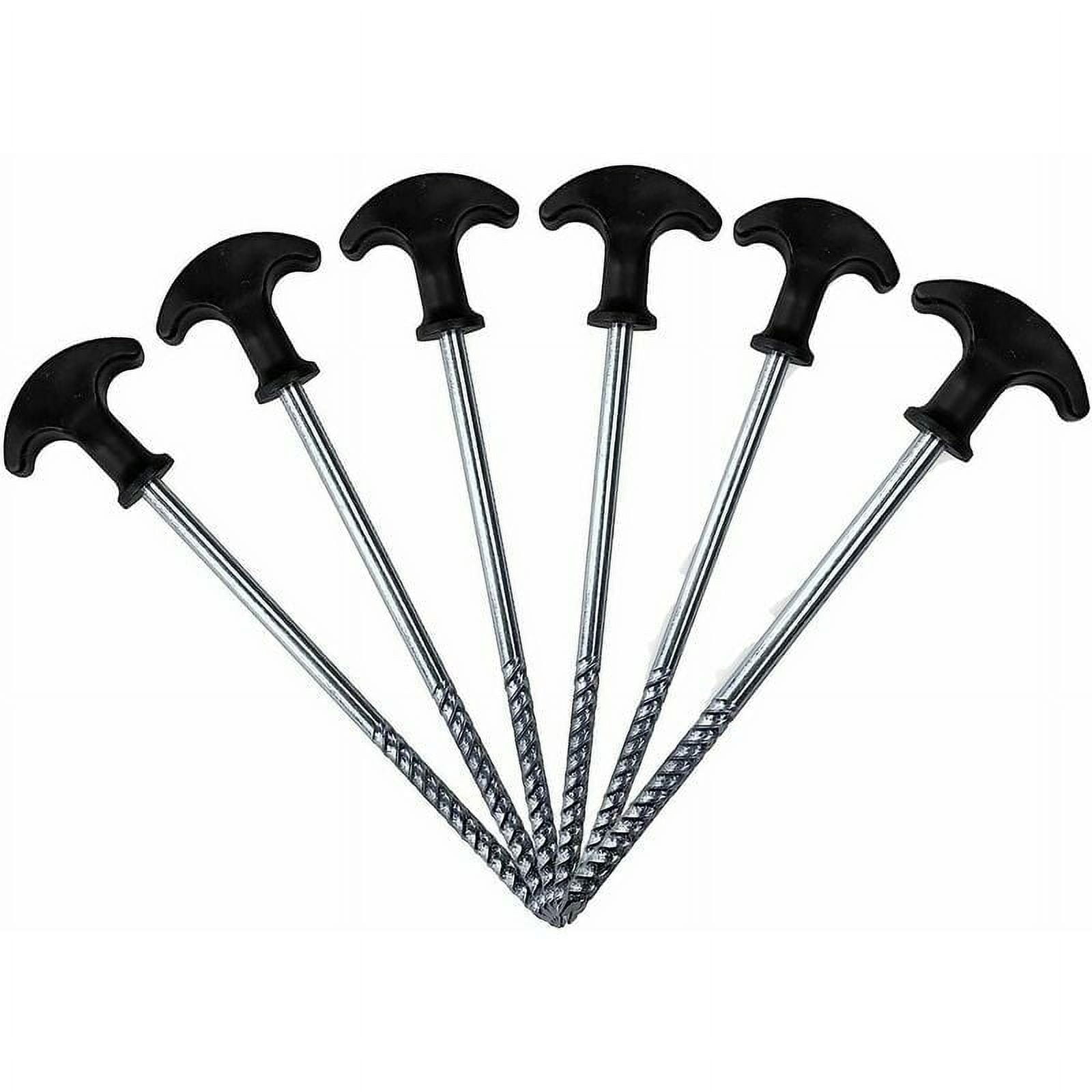 Heavy Duty Metal Tent Pegs Forged Steel Tent Pegs Ground Mounting Hooks ...