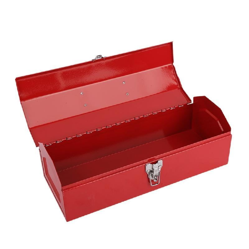Heavy Duty Metal Tool Storage Box with Enhances Capacity Hip Roof Style ...