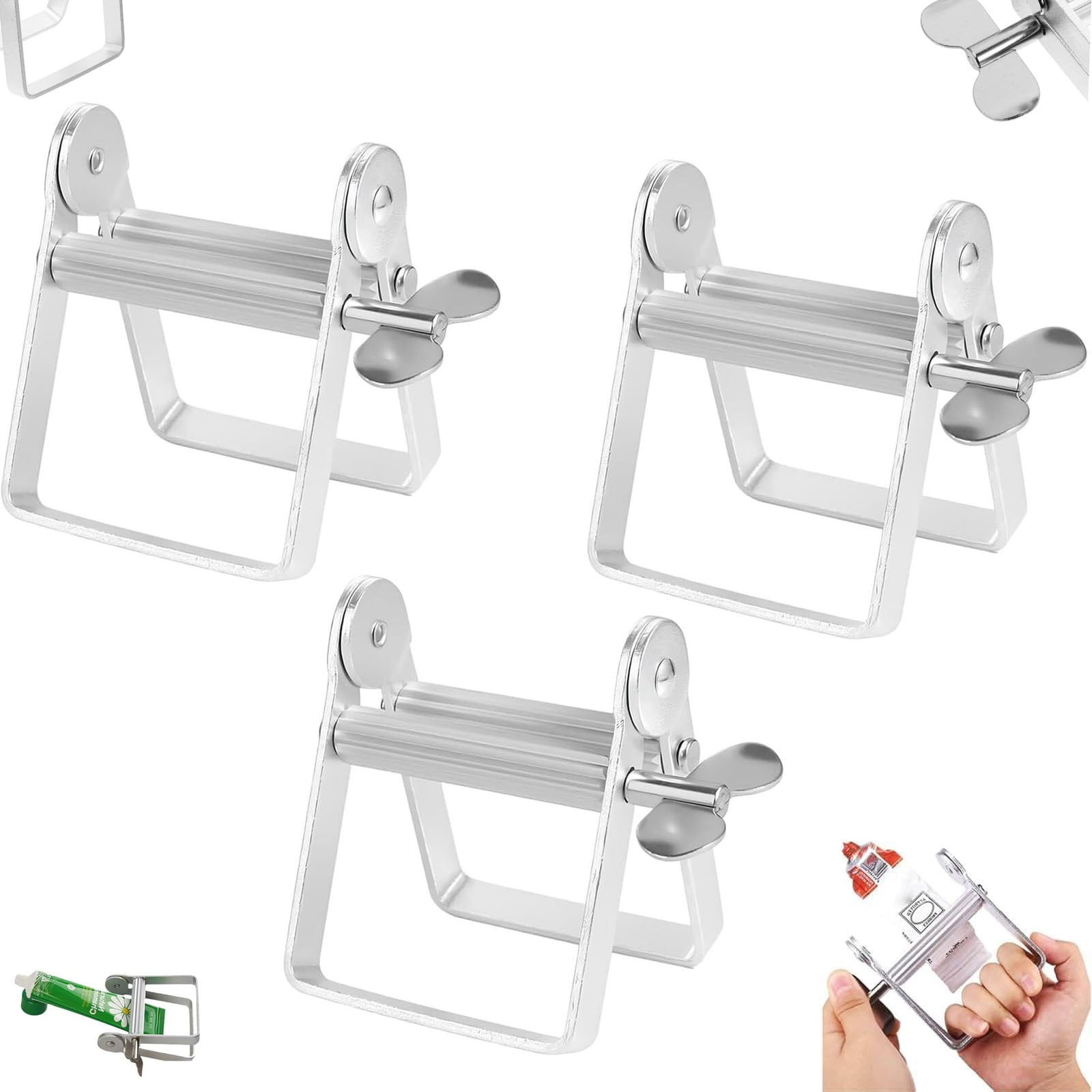 Heavy Duty Metal Toothpaste Tube Squeezer Multifunctional Roller for ...