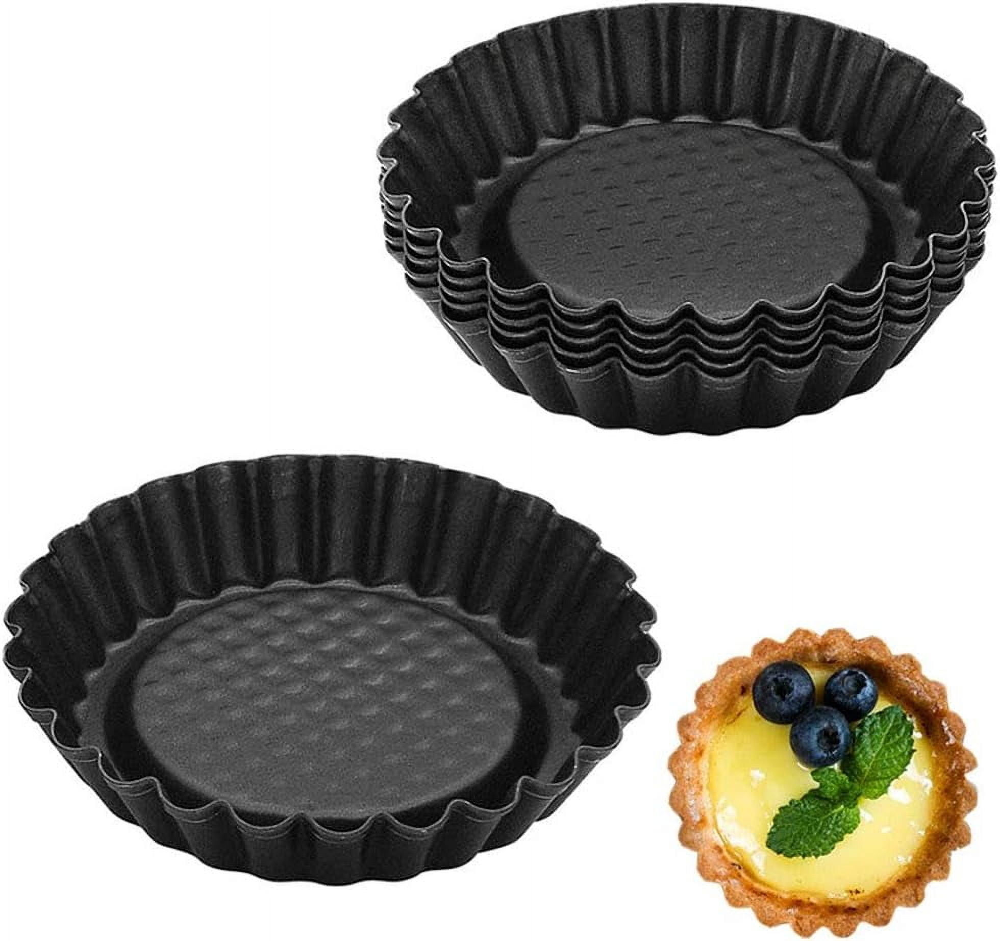 Heavy-Duty Mini Tartlet Pans, Nonstick Food Grade Material for ...