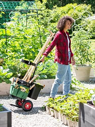 Heavy Duty Mobile Tool Storage Caddy | All in One Easy-Roll Garden ...