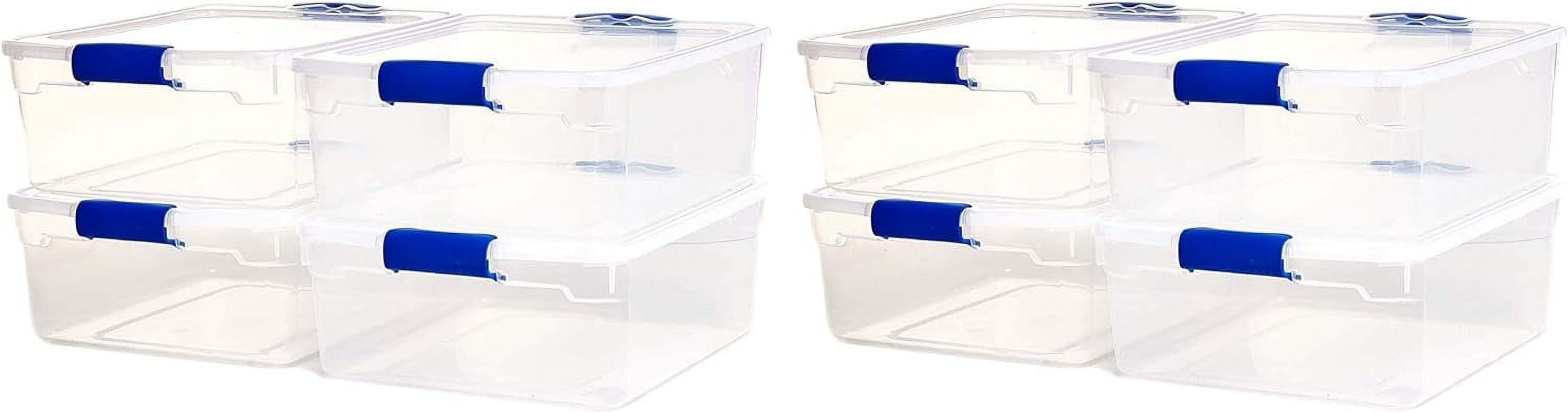 Heavy Duty Modular Stackable Storage Bins, Containers With Latching ...