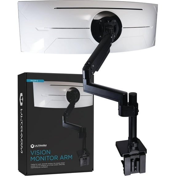 Heavy Duty Monitor Arm for Ultrawide Monitors up to 57" and 44 lbs ...