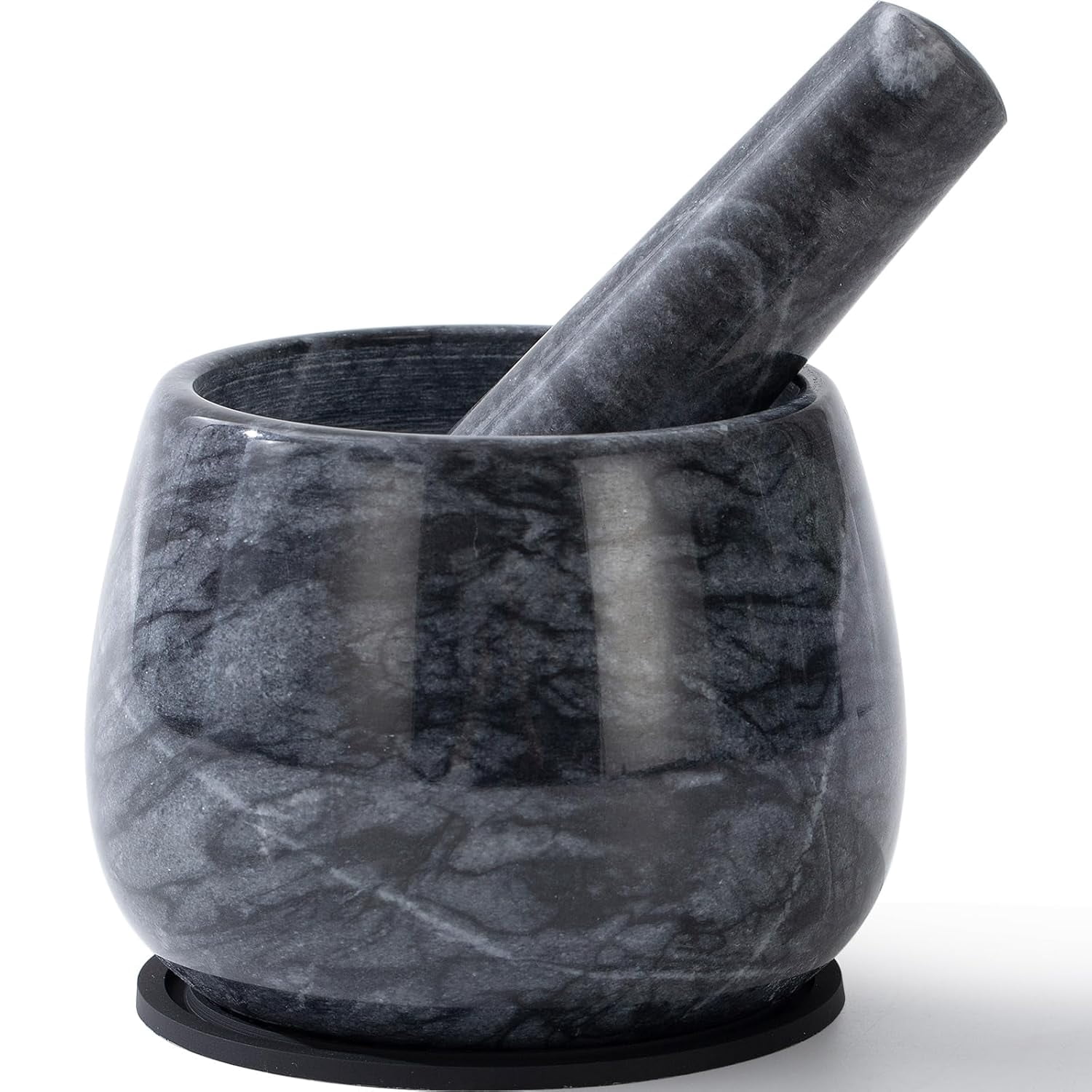 Heavy Duty Mortar and Pestle, Natural Marble Mortar and Pestle Set ...