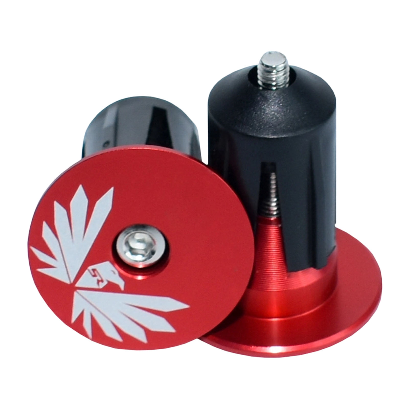 Heavy Duty Mountain Bike Handlebars Plugs Aluminum Alloy Universals Fit ...