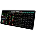 Heavy Duty Mousepad Textured Fabric Surfaces AntiSlip Mouse Pad Water ...