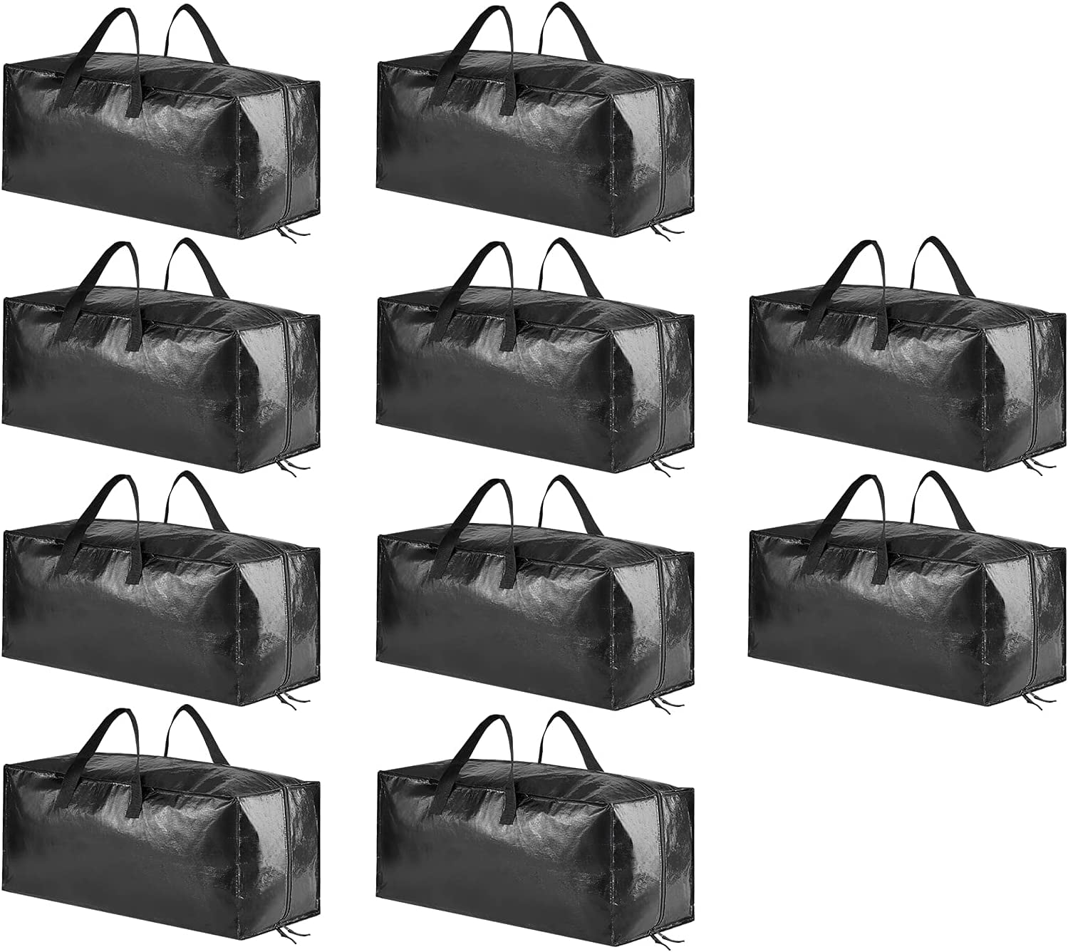 Heavy Duty Moving Bags, Extra Large Storage Totes W/Backpack Straps ...