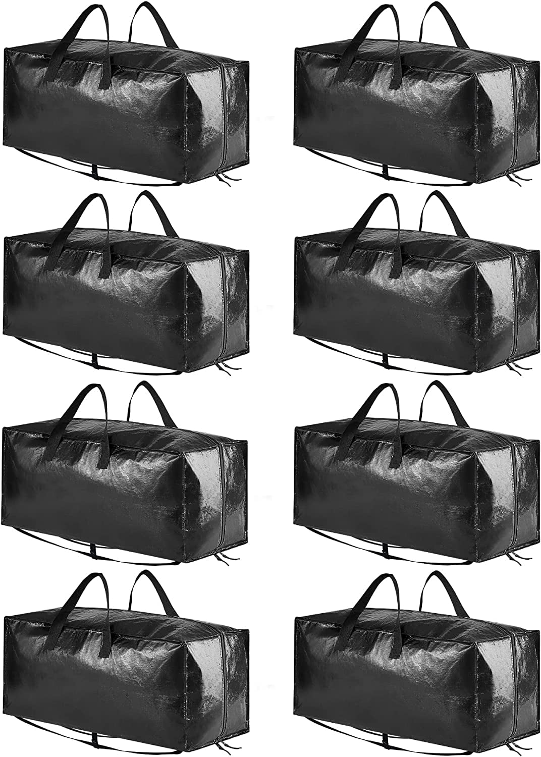 Heavy Duty Moving Bags, Extra Large Storage Totes W/Backpack Straps ...