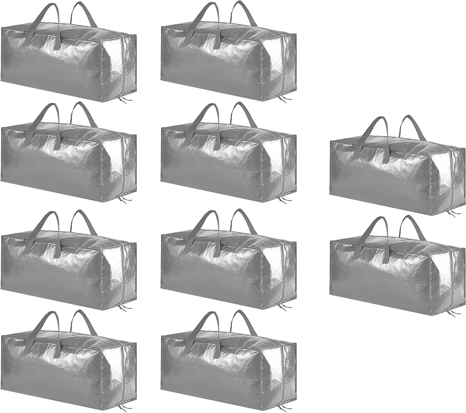 Heavy Duty Moving Bags, Extra Large Storage Totes W/Backpack Straps ...