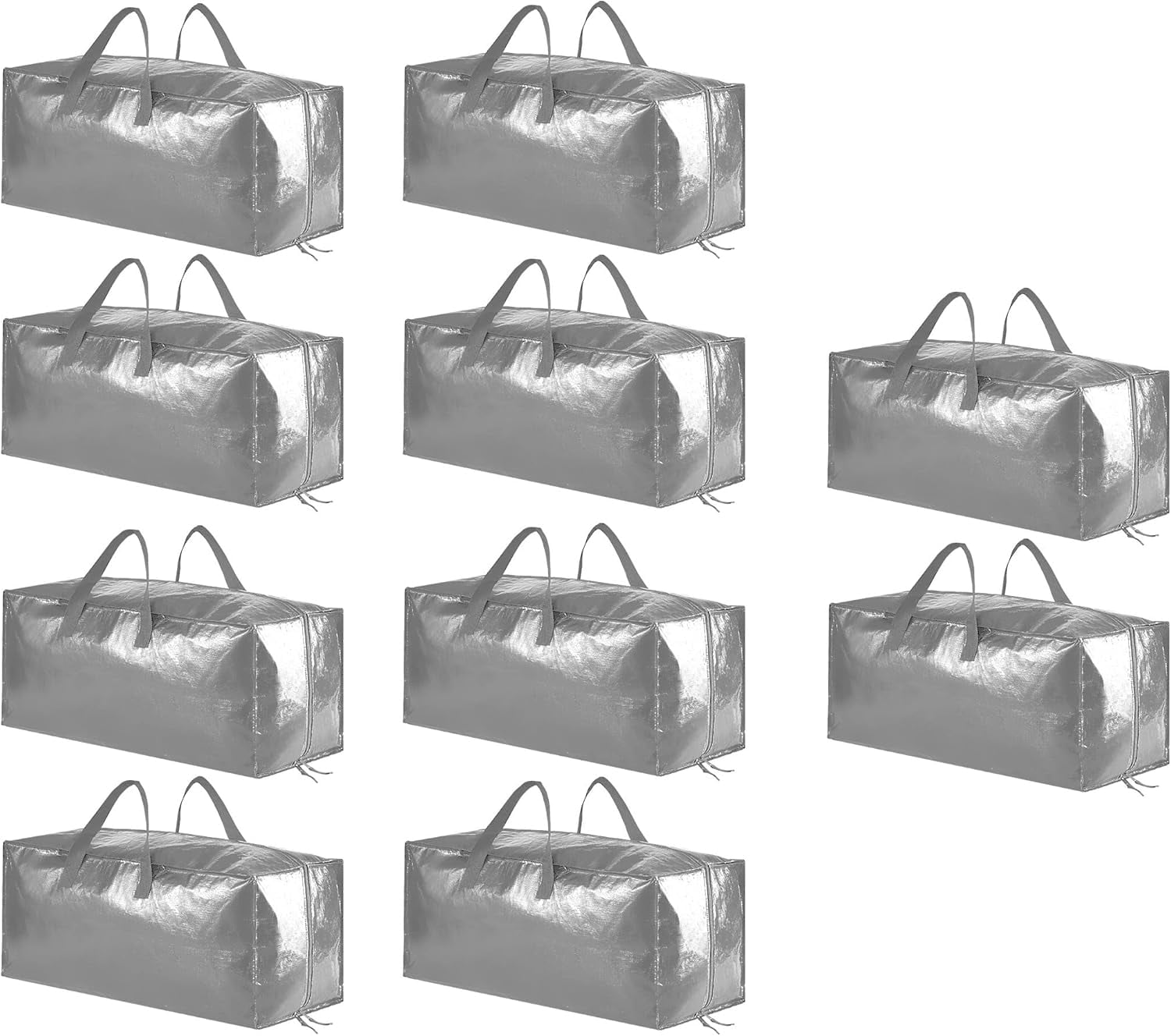 Heavy Duty Moving Bags, Extra Large Storage Totes W/Backpack Straps ...